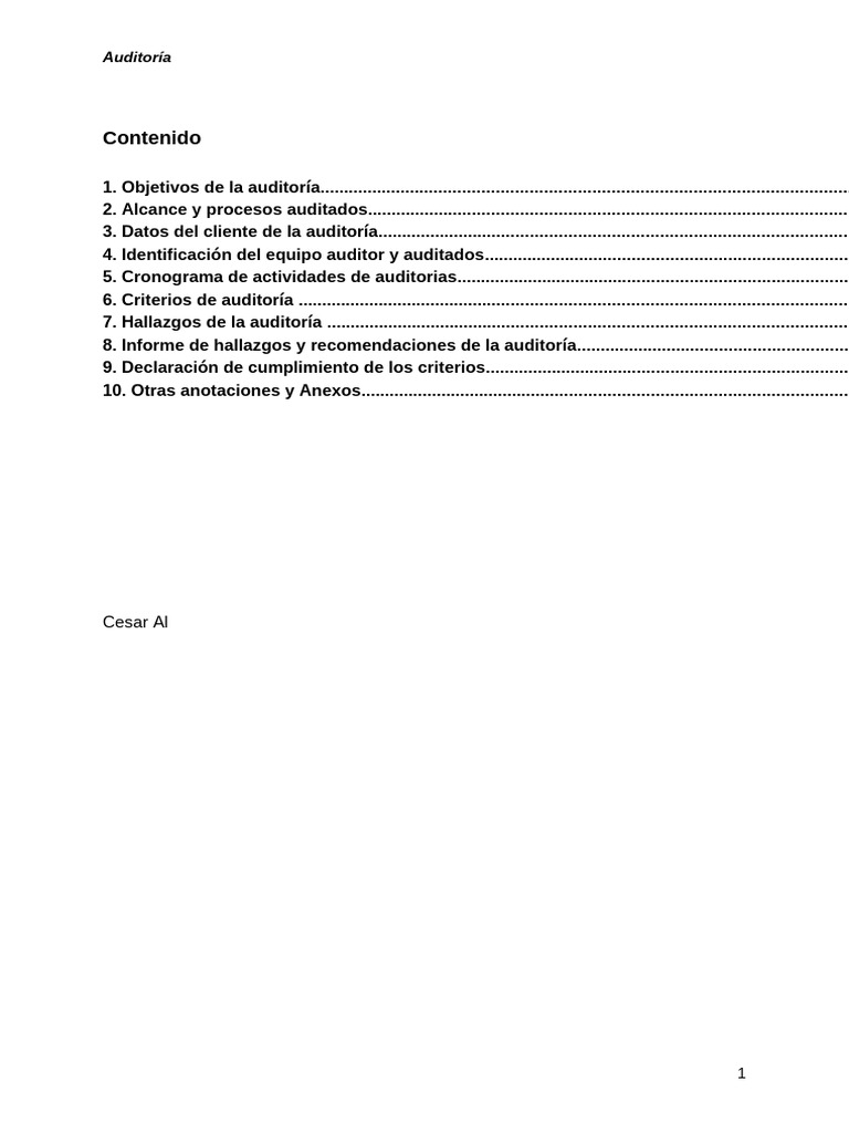 Auditoría a Café Cortés | PDF | Calidad (comercial) | Sistema de manejo ...