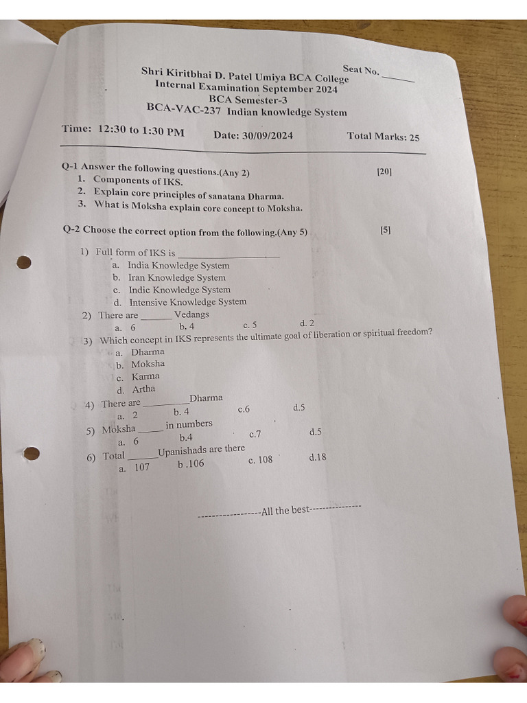 Internal and external Exam | PDF