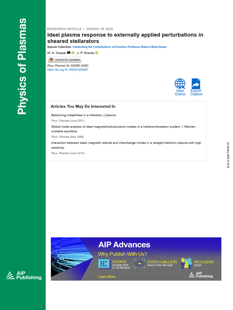 ideal plasma response | PDF | Electromagnetism | Physics