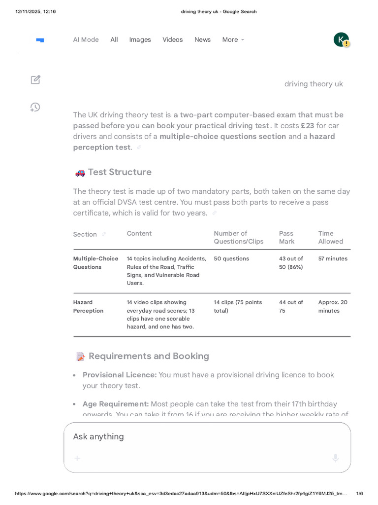 Driving Theory Uk - Google Search | PDF | Driver's License | Driving