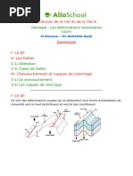 Chevauchement et Nappe de Charriage | PDF | Géologie structurale | Géologie