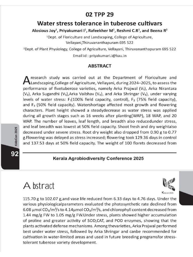 Abstract- Biodiversity Conf Alosi | PDF