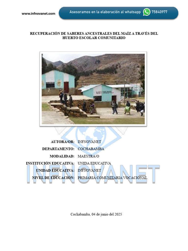 PRIMARIA Propuesta Transformadora 2025 Modelo 2 | PDF | Agricultura ...