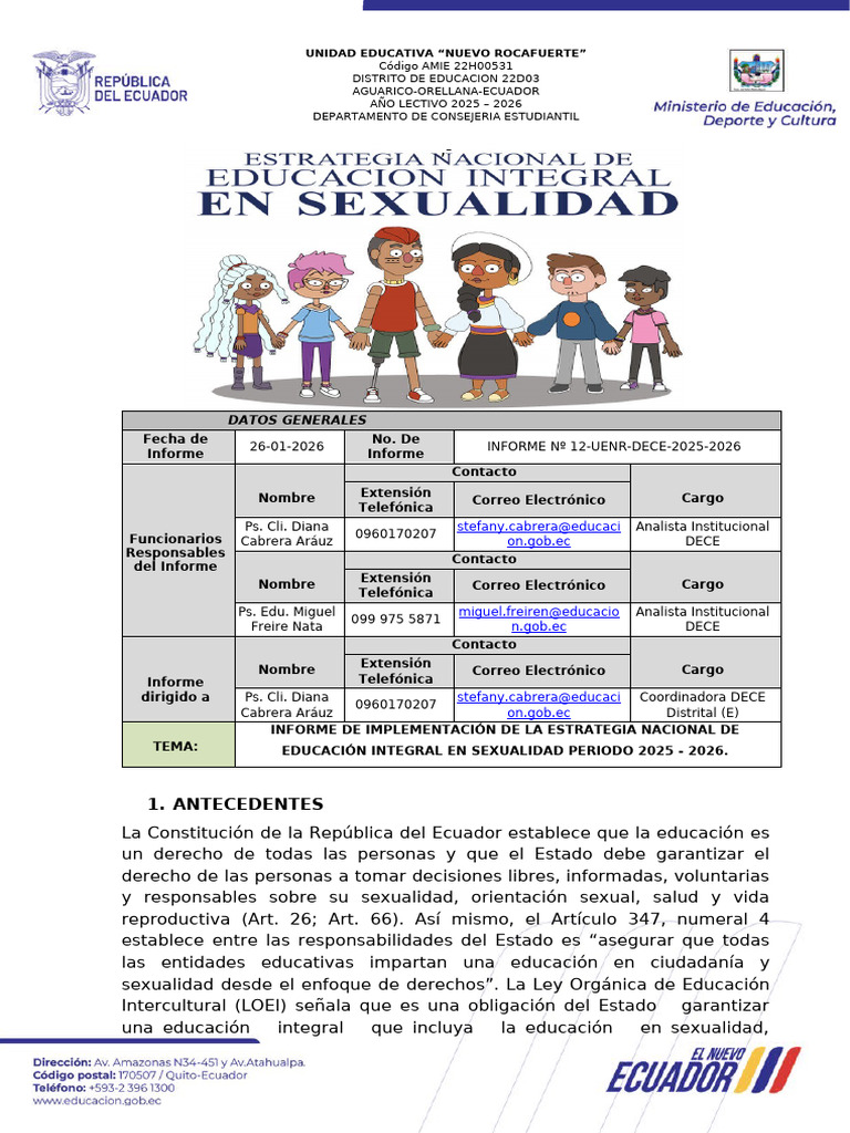 Informe Eneis Uenr Dic2025 | PDF