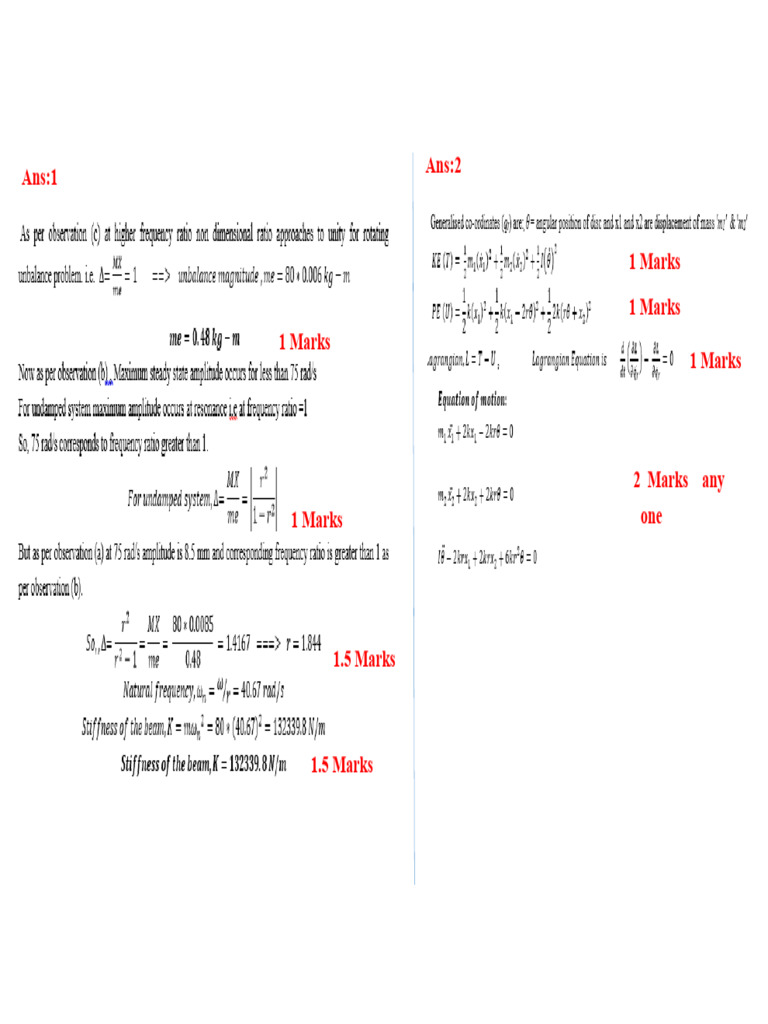 Tut Test 2 Solution | PDF