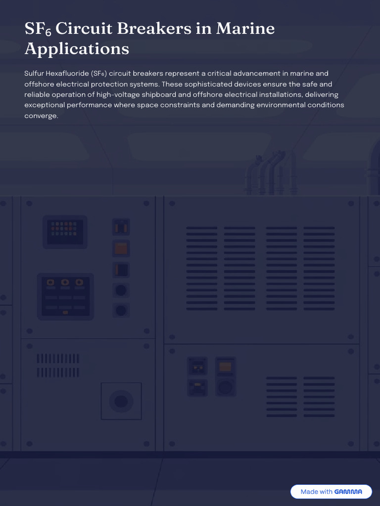 SF Circuit Breakers in Marine Applications | PDF | Electrical ...
