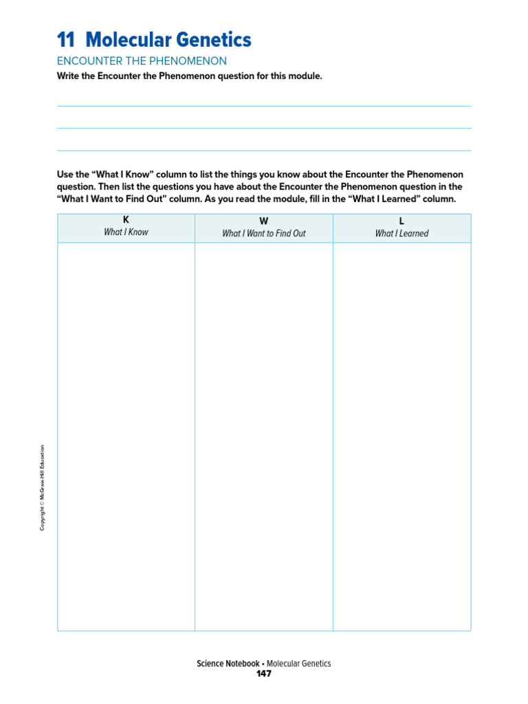 Science Notebook_ DNA_ the Genetic Material-1 | PDF | Dna | Health Sciences