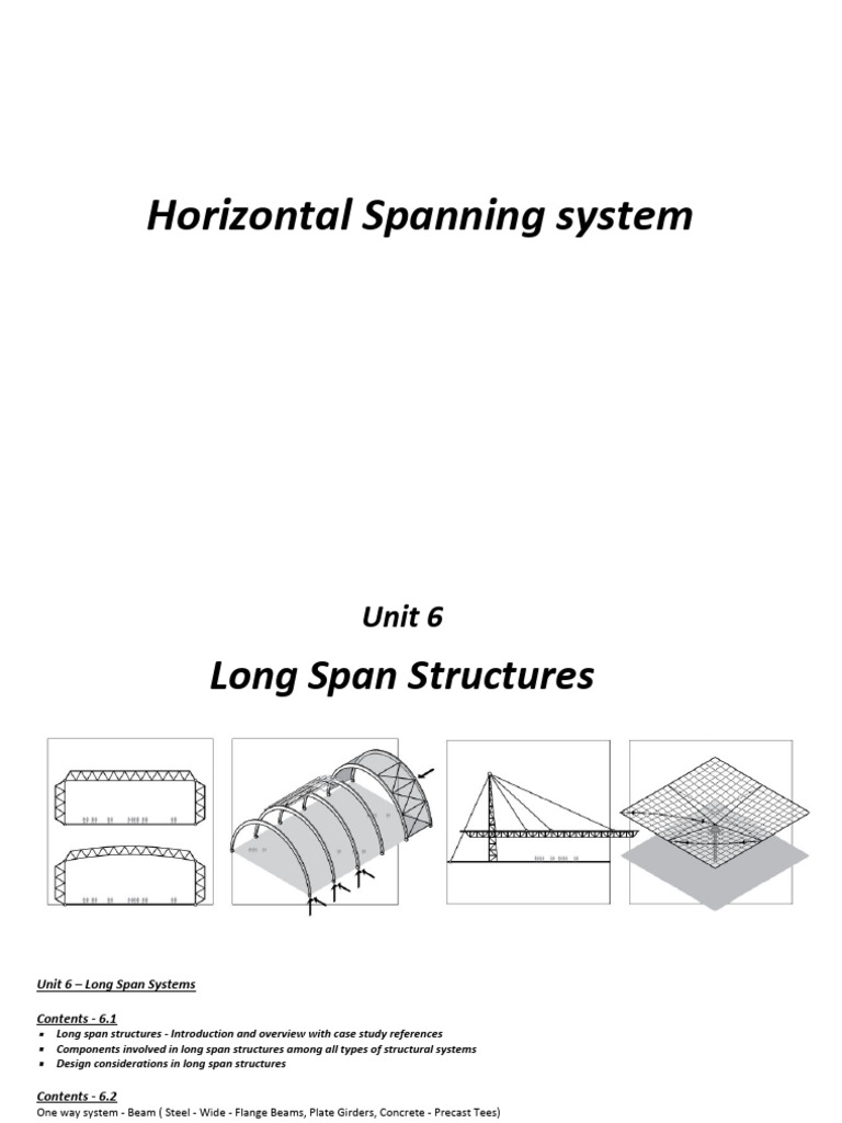 Long Span Structures 2 | PDF
