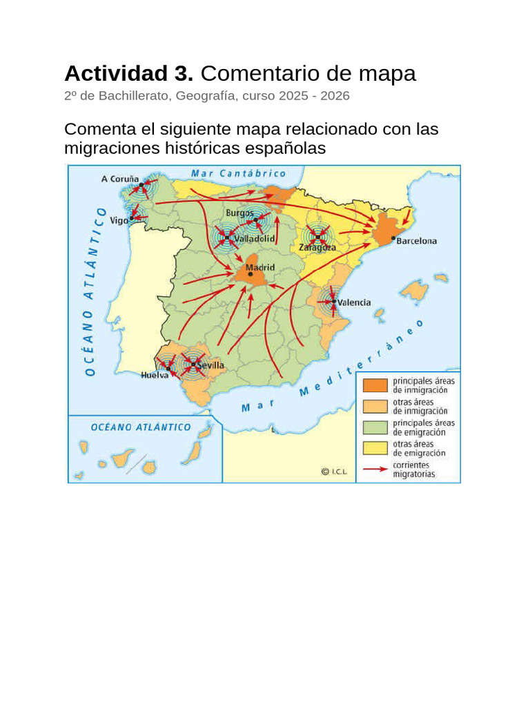 Actividad 3. Comentario de Mapa | PDF