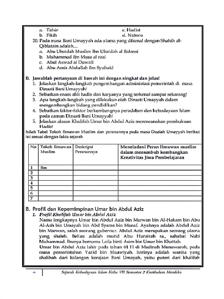 Umar Bin Abdul Aziz | PDF