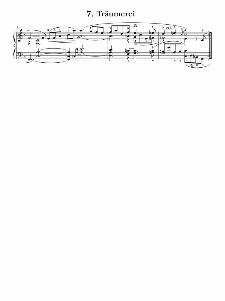 SCHUMANN - Kinderszenen 07B | PDF