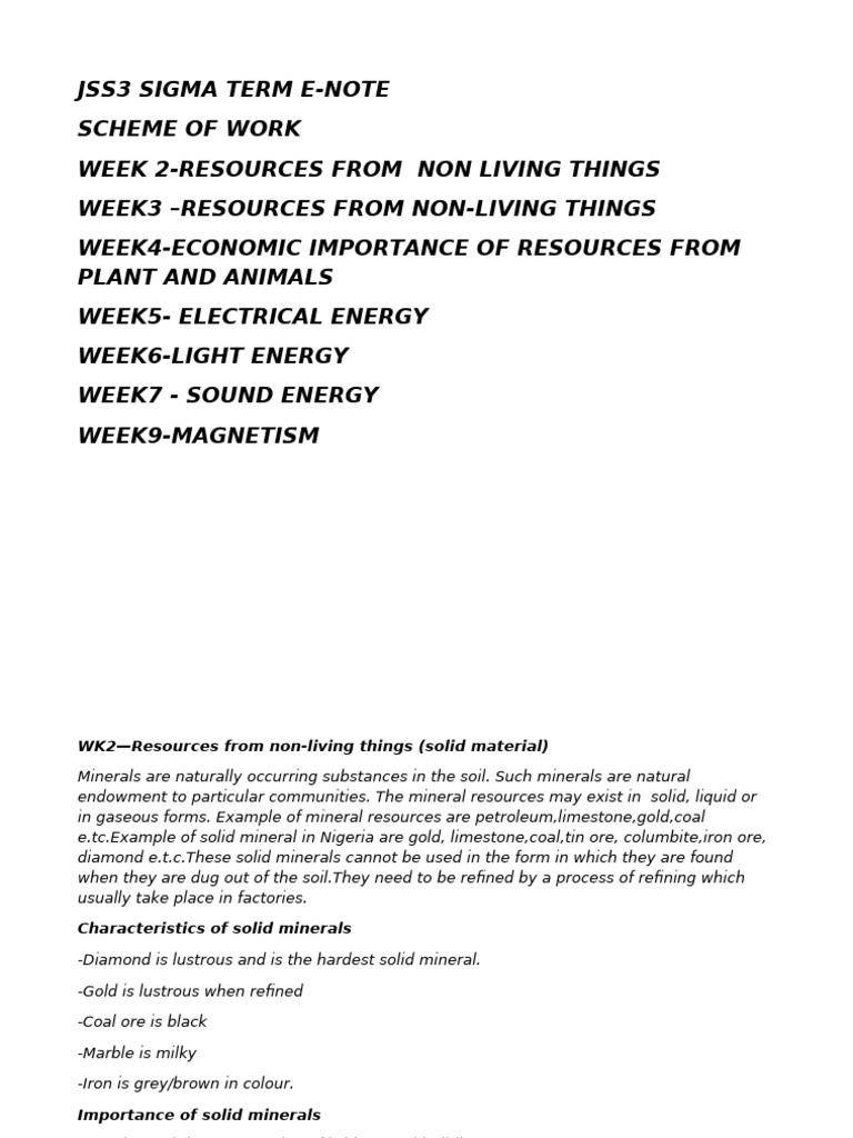 BSIC-SCIENCE-JSS-3 | PDF | Crops | Refraction