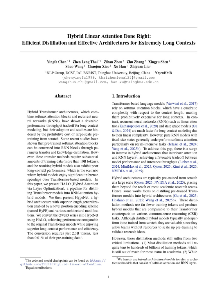 Hybrid Linear Attention Done Right Efficient Distillation and Effective ...