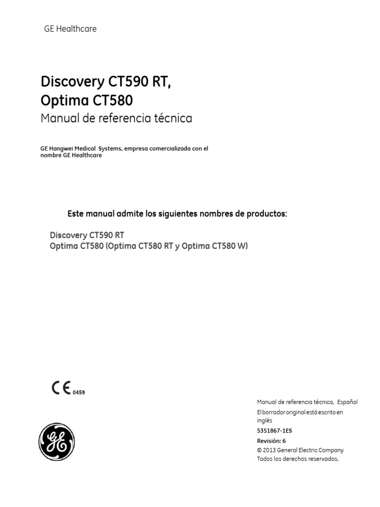 manual usuario Discovery CT590 RT Optima CT580 | PDF
