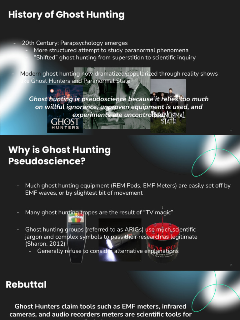 Ghostin Hunting Group 1 Presentation | PDF