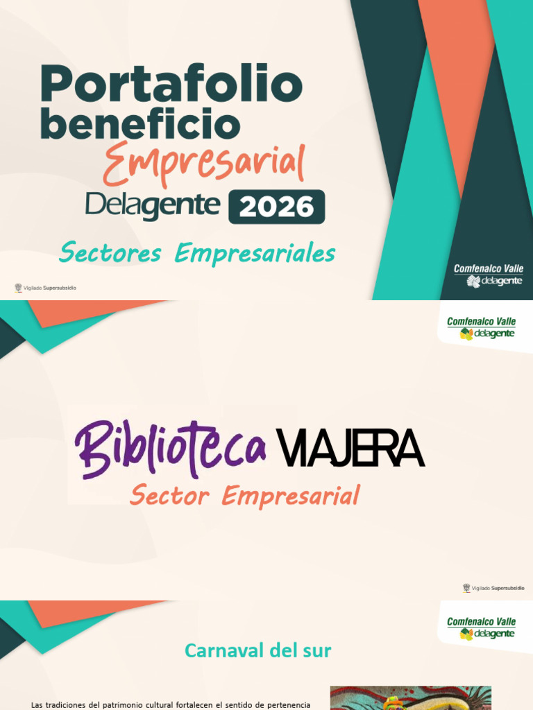 Portafolio de Beneficios EMPRESARIAL SECTORES EMPRESARIALES 2026 FINAL ...