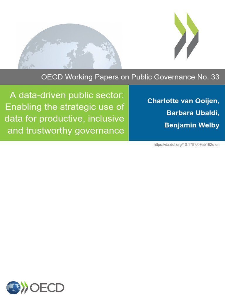 OCDE Data-drive Public Sector | PDF | Governance | Analytics