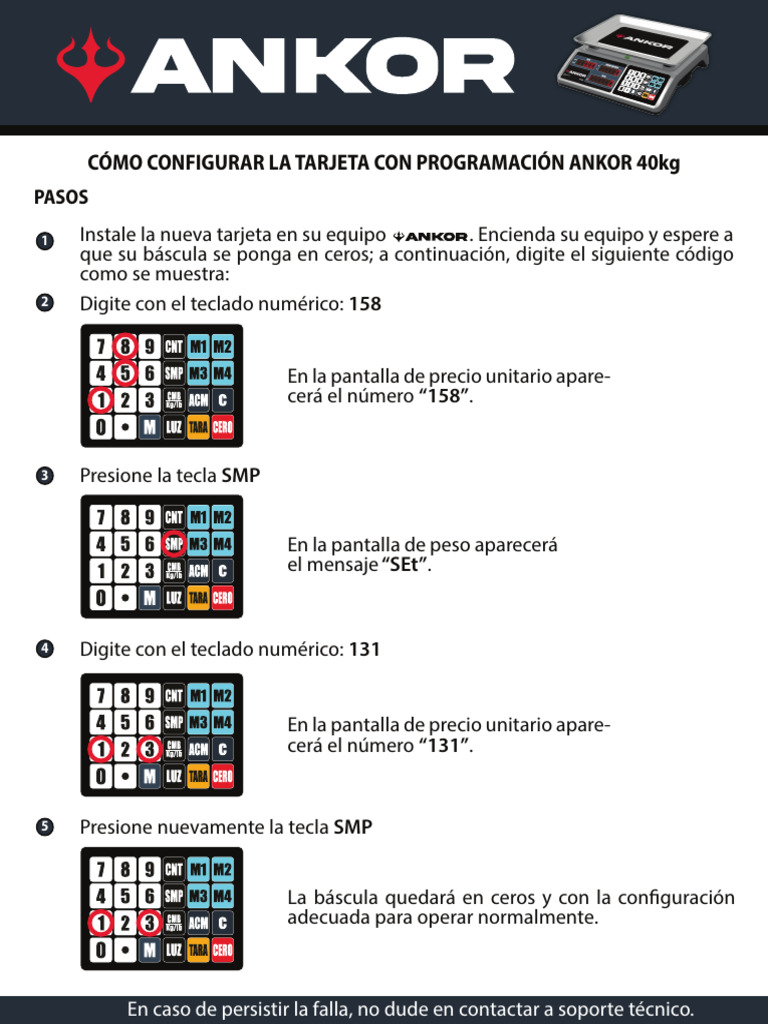 40kg-Configuracion Tarjeta Ankor | PDF