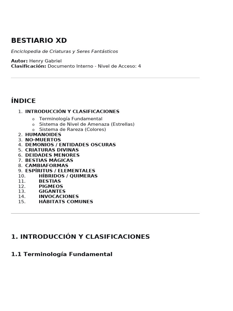 Bestiario XD | PDF | Duendes | Demonios