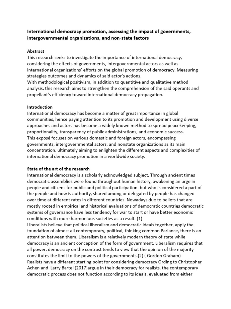 exposeé | PDF | Democracy | Political Ideologies