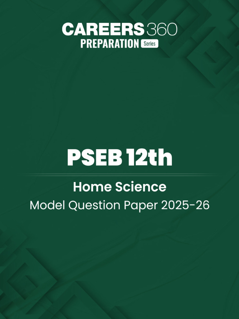 PSEB 12th Home Science Model Question Paper 2025-26-1769792782656 | PDF