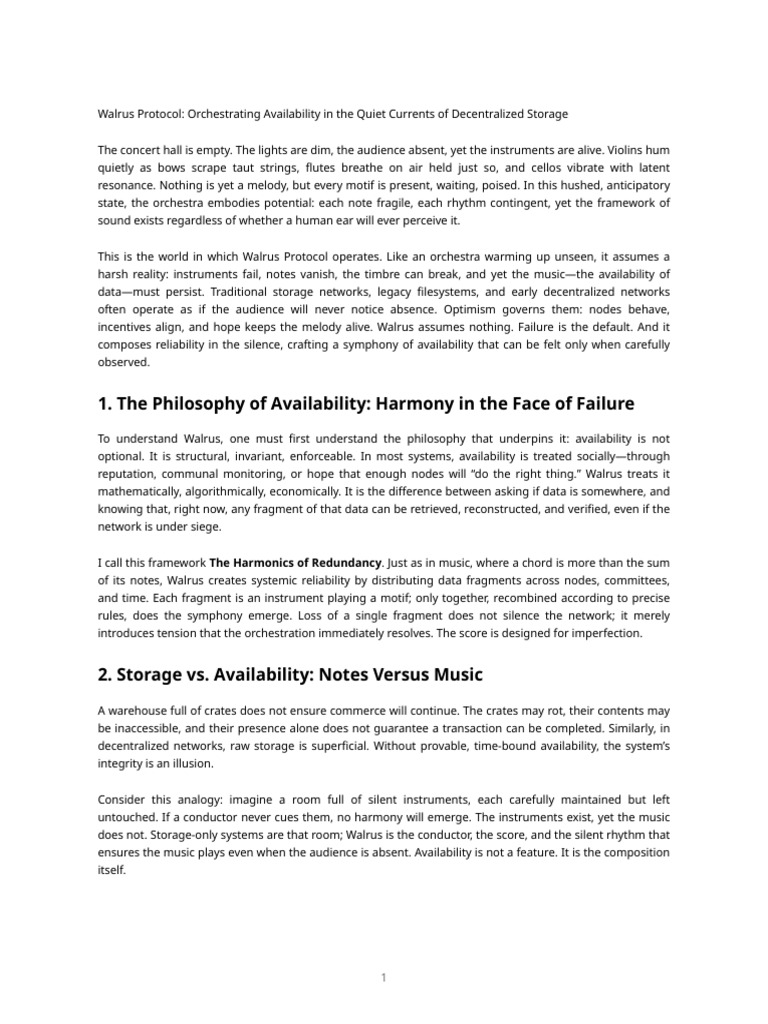 Walrus Hidden Symphony Essay | PDF | Orchestras | Conducting