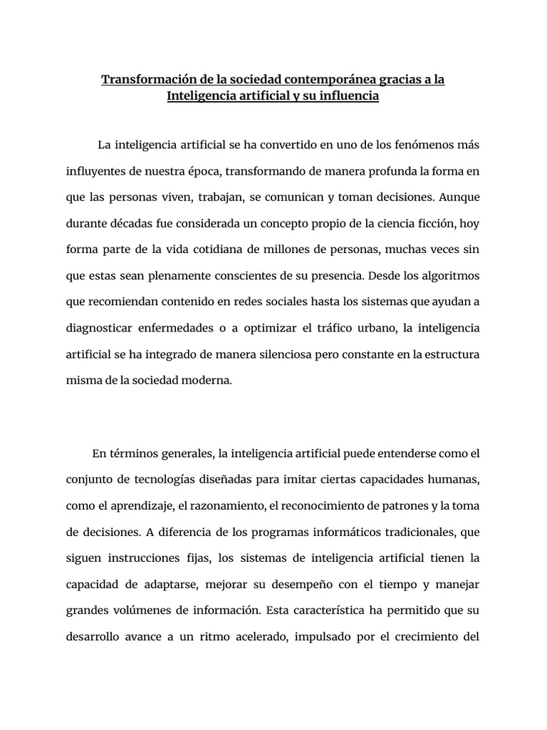 AI Artificial Intelligence Spanish | PDF | Inteligencia artificial ...