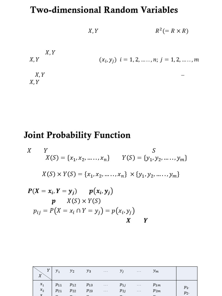 Module 2 Two Dimensional RV's | PDF | Probability Distribution ...