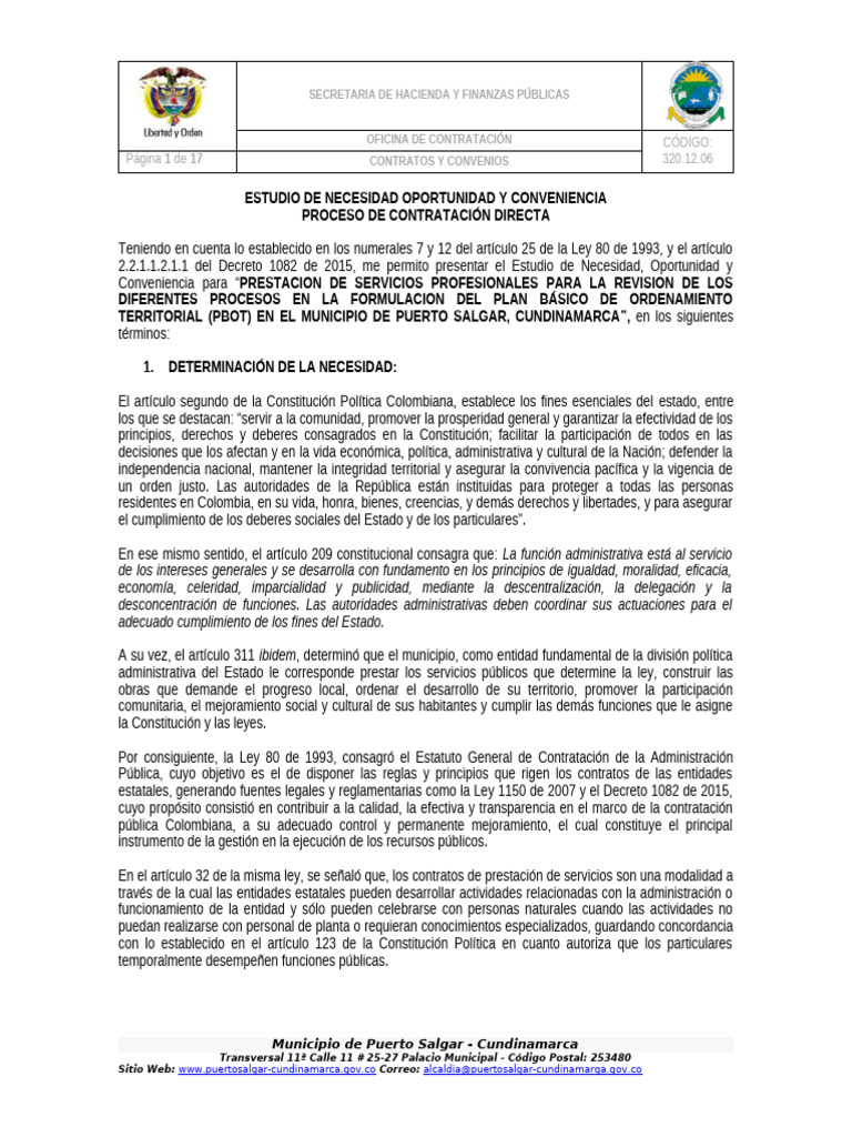 Estudio Previo Jorge Angel Villada Ops 2026 | PDF