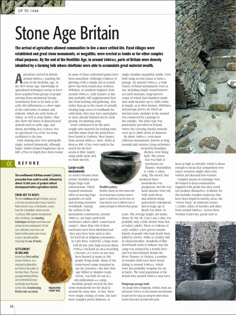 British History Week 1 Material 1 | PDF | Celts | Stonehenge