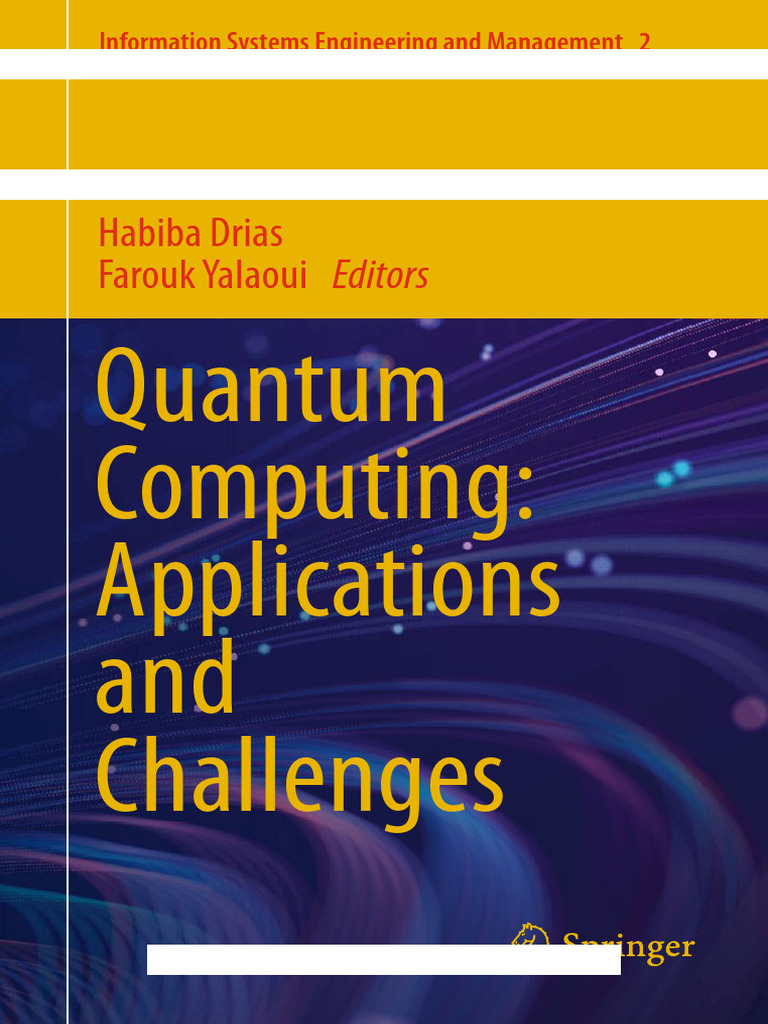 Quantum Computing: Applications and Challenges (2024th Edition) Drias PDF | PDF | Quantum Mechanics