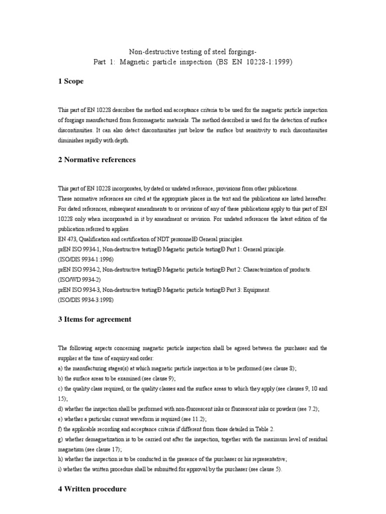 Magnetic Particle Inspection | PDF | Nondestructive Testing | Flux