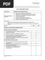 Form 1.4 Front Office | PDF