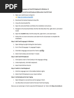 Ekalappai Tamil Keyboard Setup Guide | PDF | Human–Computer Interaction ...