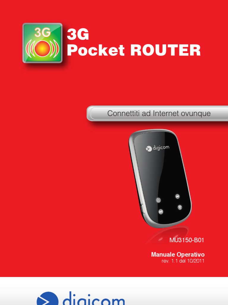 Manuale Utente Digicom Pocket Router | PDF