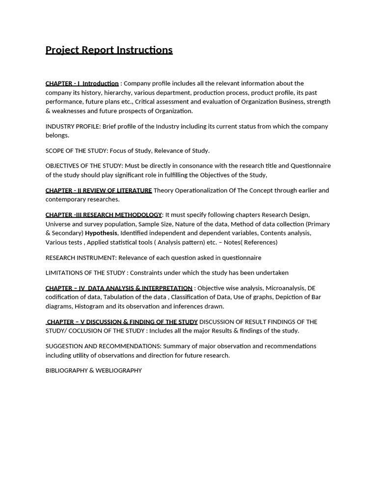 Project Guidance Information | PDF | Data | Survey Methodology