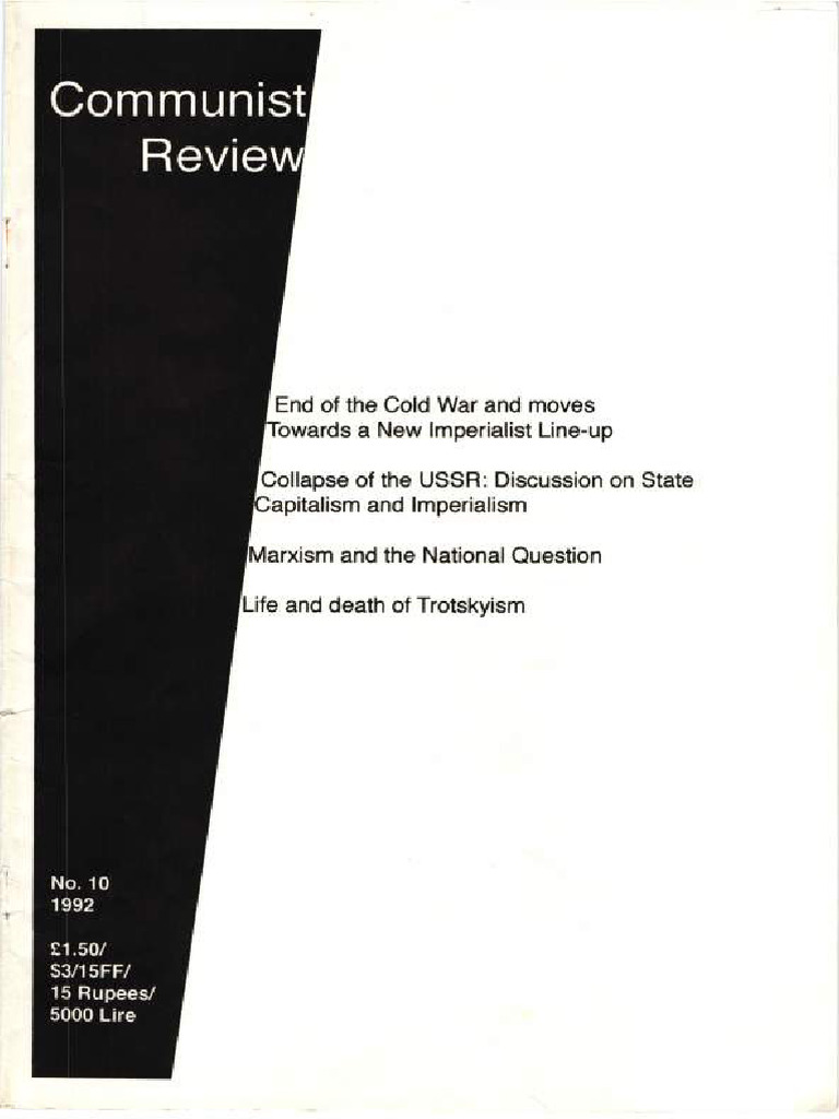 Communist Review 10 (1) | PDF | Communism | Capitalism