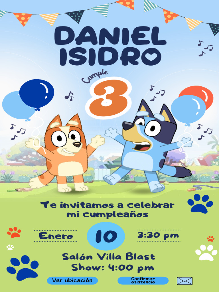 Daniel Isidro Cumple 3 | PDF