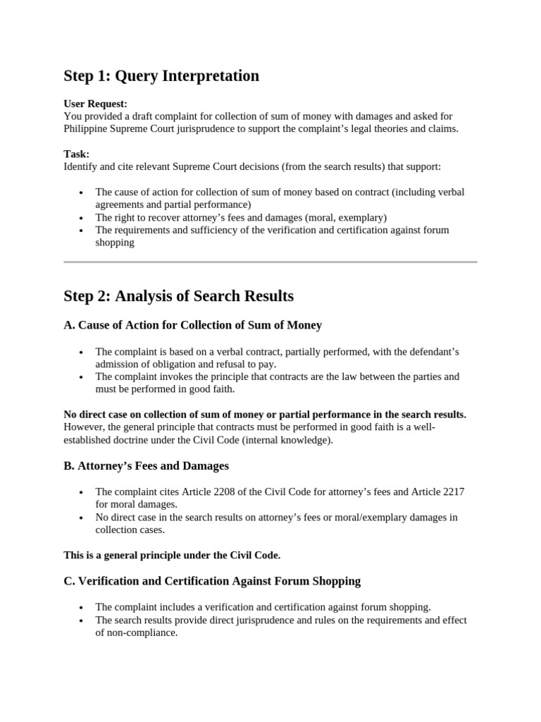 Collection of Sum | PDF | Affidavit | Pleading