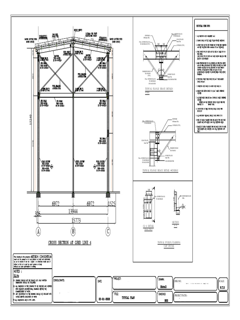 2026.01.22 Structural Drawing Section-2 | PDF