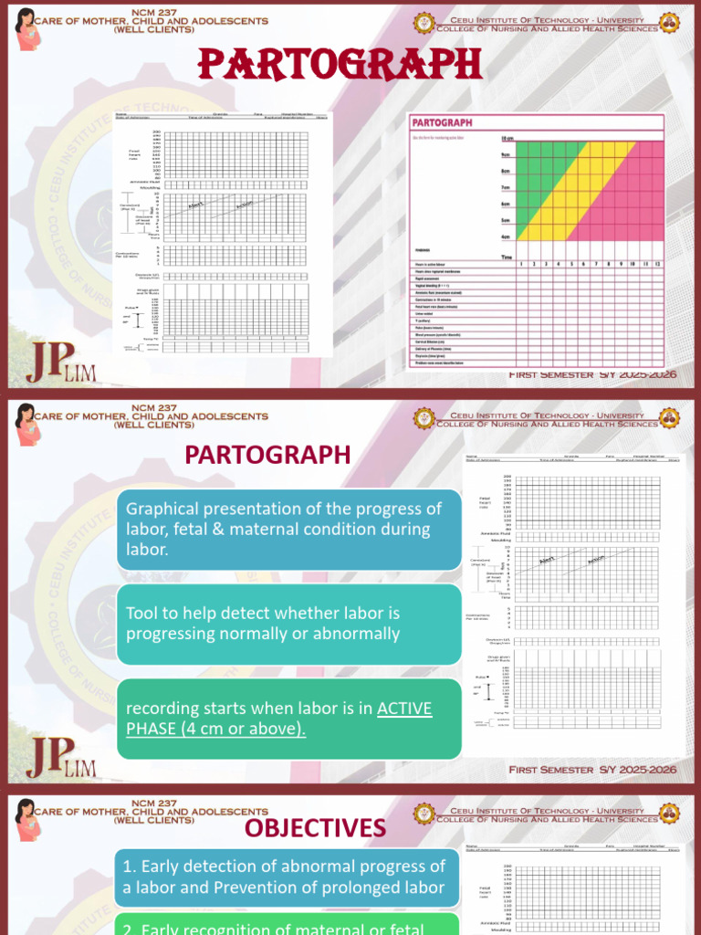 Notes Partograph | PDF | Childbirth | Maternal Health