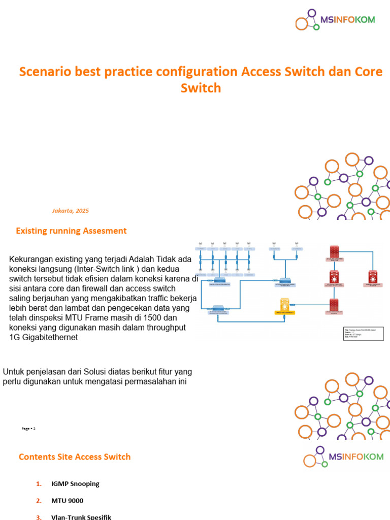 Scenario Best Practice Skema Switch Existing With New - Rev 1 | PDF
