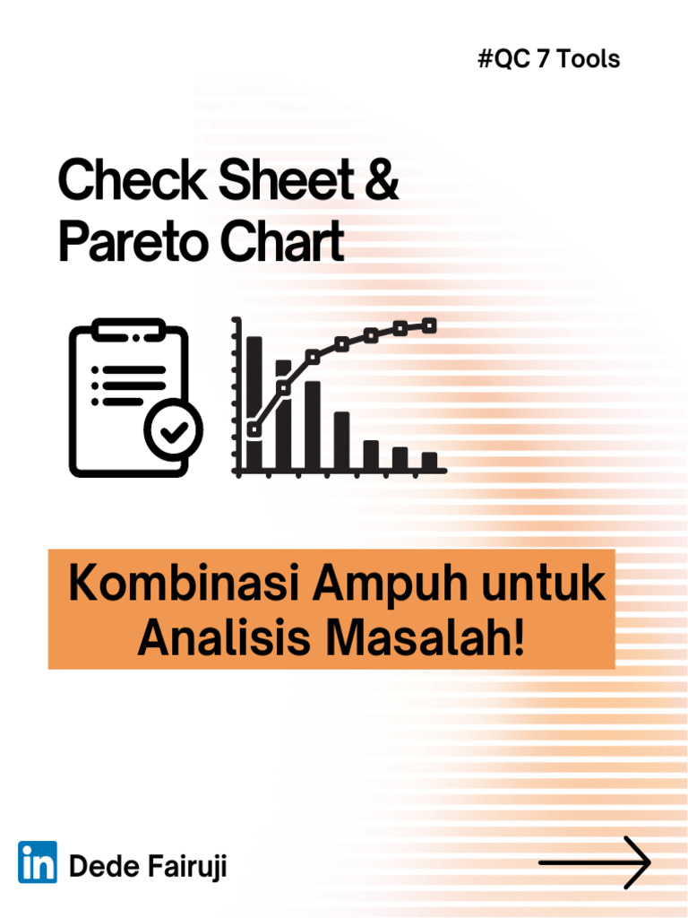 Check Sheet & Pareto Chart Kombinasi Ampuh Untuk Analisis Masalah! | PDF