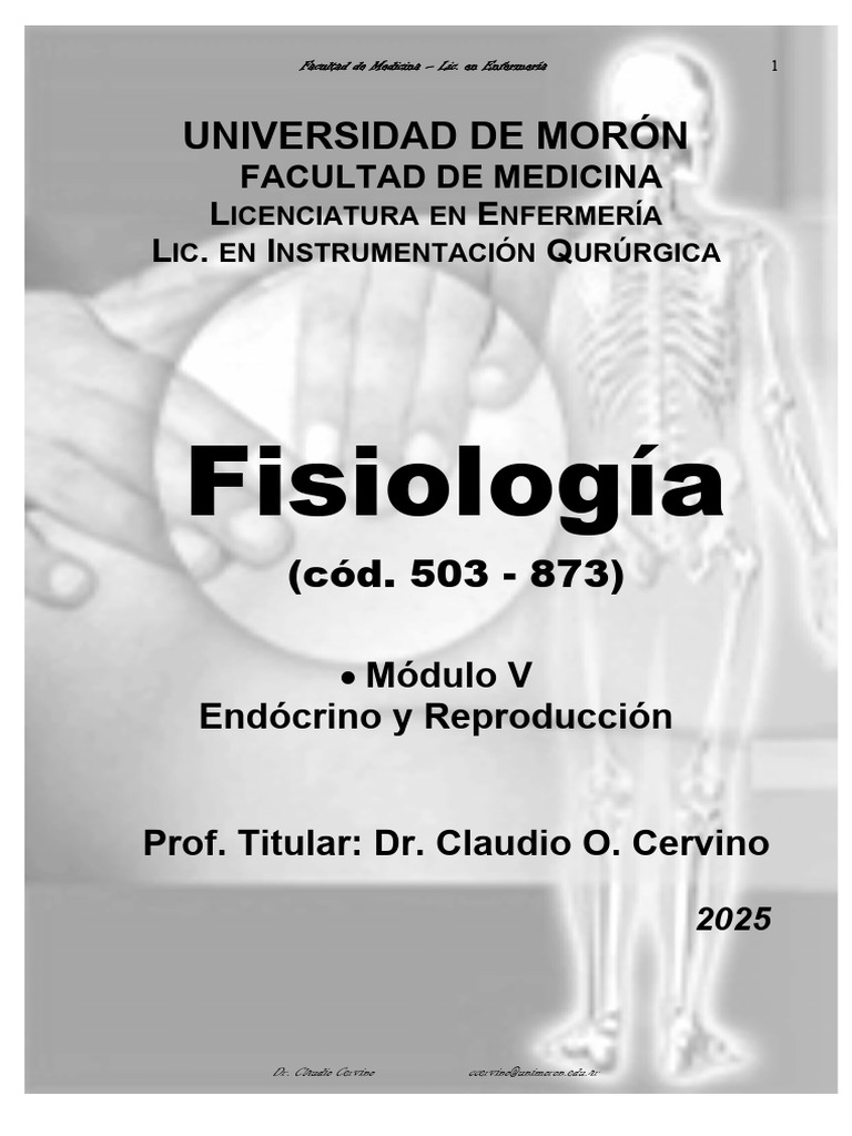 Módulo V Fisiología - Endócrino-Rep | PDF | Ciclo menstrual | Sistema ...