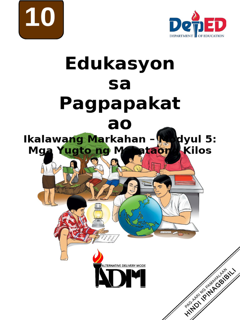 Q2 Module 5 Mga Yugto Ng Makataong Kilos | PDF
