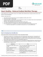 Healthy Eating for Heart Health | PDF | Fat | Dietary Fiber