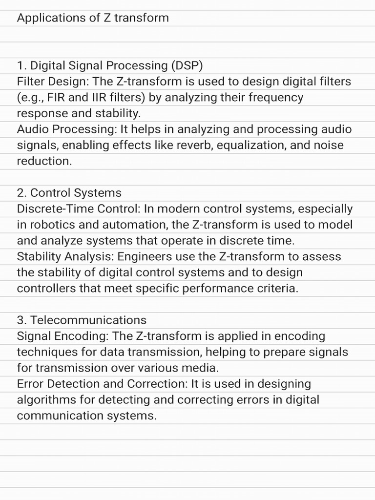 Z Transform | PDF