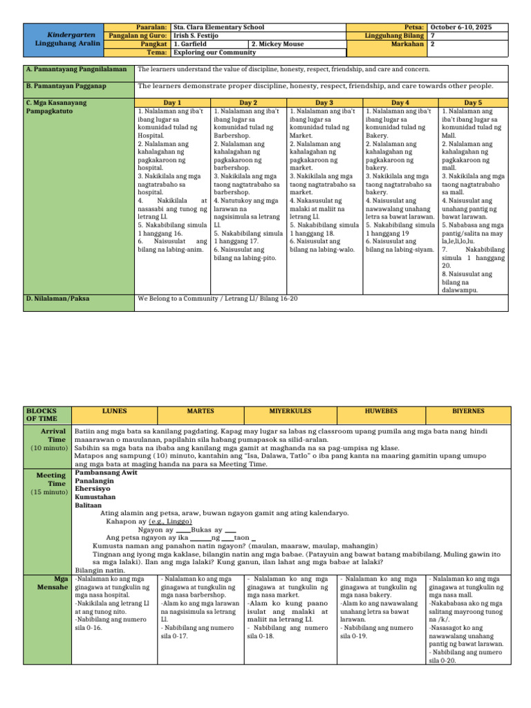 Kindergarten | PDF
