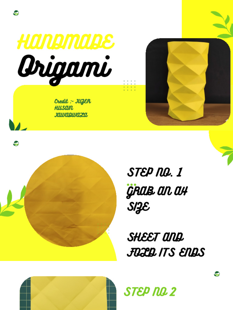 Juzer Husain Jawadwala Origami | PDF