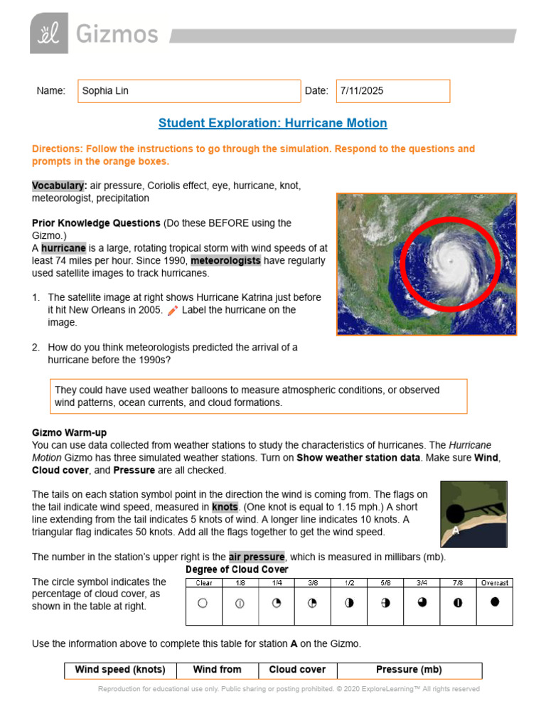 Copy of HurricaneMotionSE - Google Docs | PDF | Tropical Cyclones | Wound